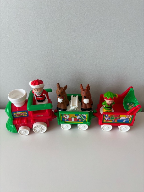 Toys | Little People Holiday Train With Santa Reindeers And Elf | Poshmark